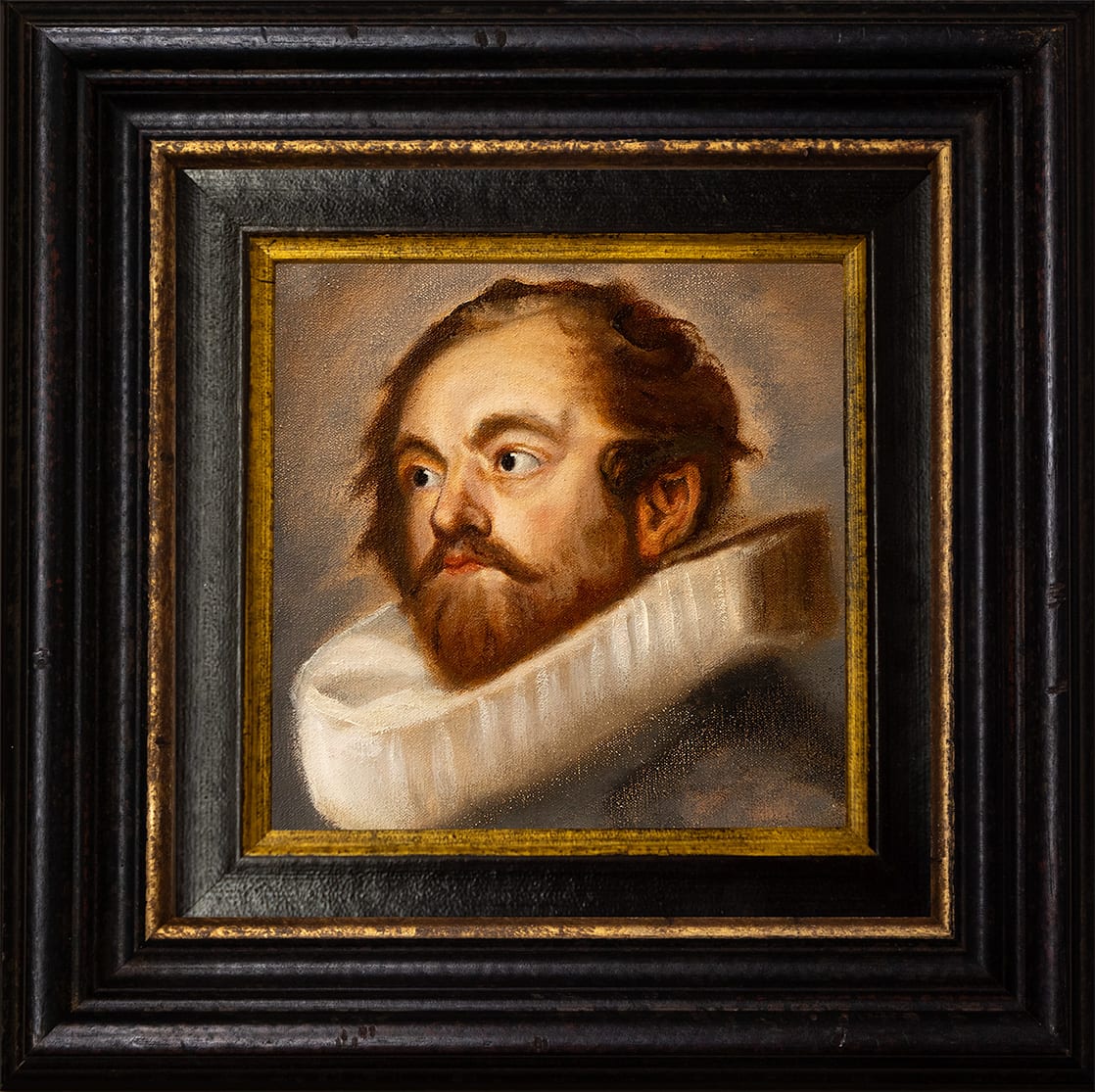 Oil sketch of a Magistrate of Brussels after Anthony van Dyck - André ...
